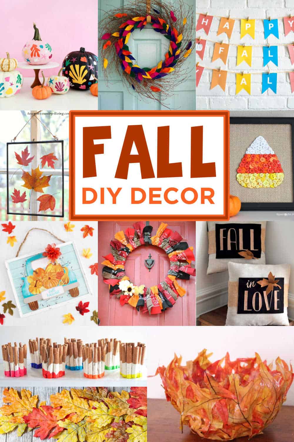 31+ Fall DIY Decor Projects - Made with HAPPY
