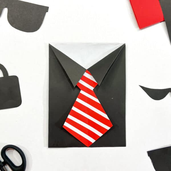 Father's Day Tie Card - Made with HAPPY