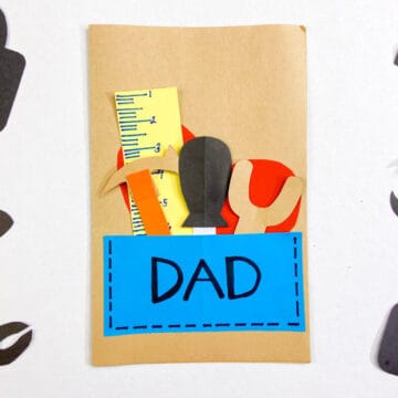 Father's Day Tool Box Craft - Made with HAPPY