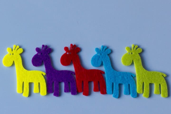 G is For Giraffe Craft with Printable Letter G - Made with HAPPY