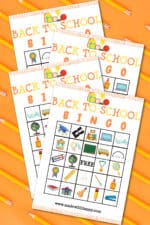 Back to School Bingo FREE Printable - Made with HAPPY