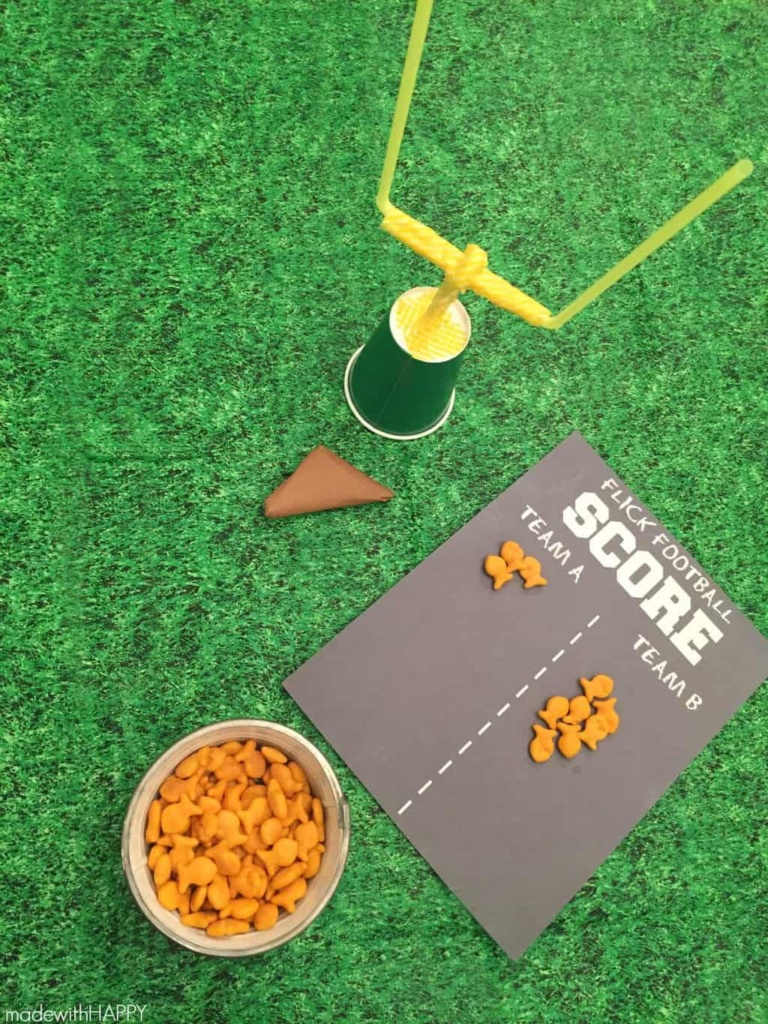 How to Make a Paper Football and Goal Game Tutorial