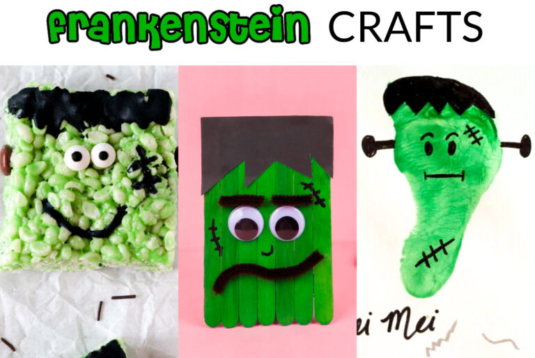 Frankenstein Paper Plate Craft - Made with HAPPY