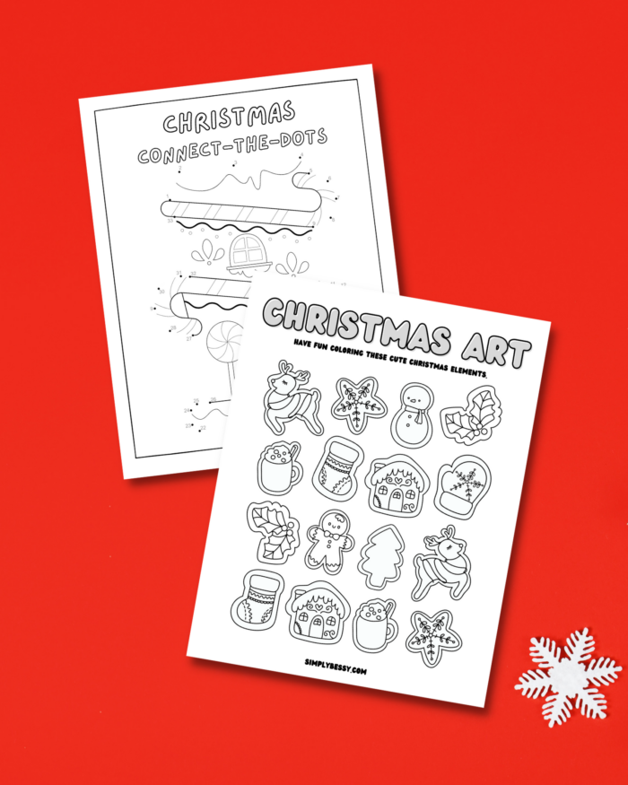 Free Printable Christmas Activity and Coloring Book for Kids