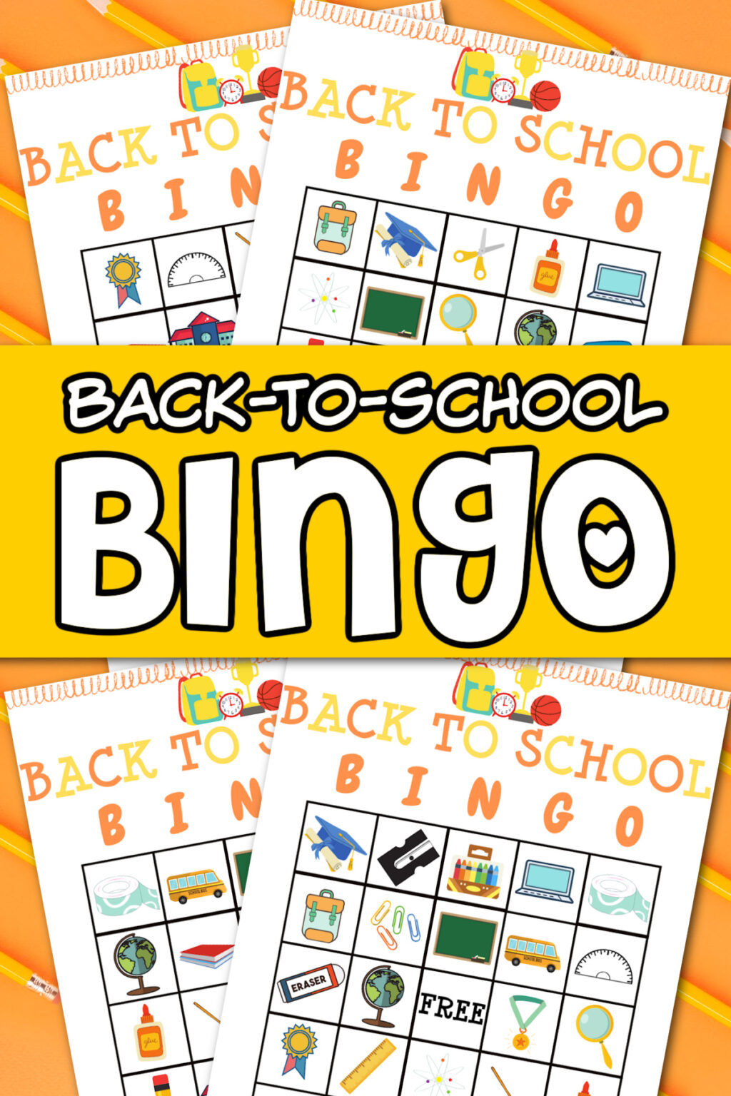 Back to School Bingo FREE Printable - Made with HAPPY