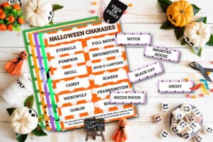 Free Halloween Charades Game Printable - Made with HAPPY