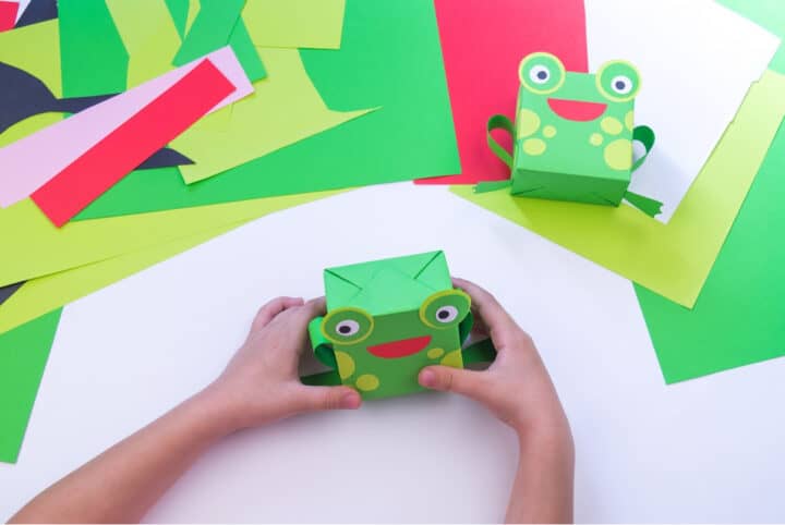 F is For Frog Craft with Printable Letter F - Made with HAPPY