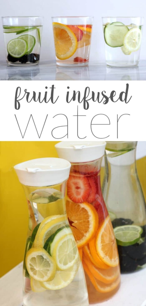 Fruit Infused Water Recipes - Made with HAPPY - 3 Fabulous Recipes