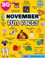November Fun Facts - Made with HAPPY