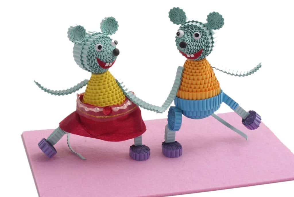 M is for Mouse Craft with Printable Letter M - Made with HAPPY