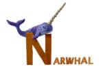 N is for Narwhal Craft with Printable Letter N - Made with HAPPY