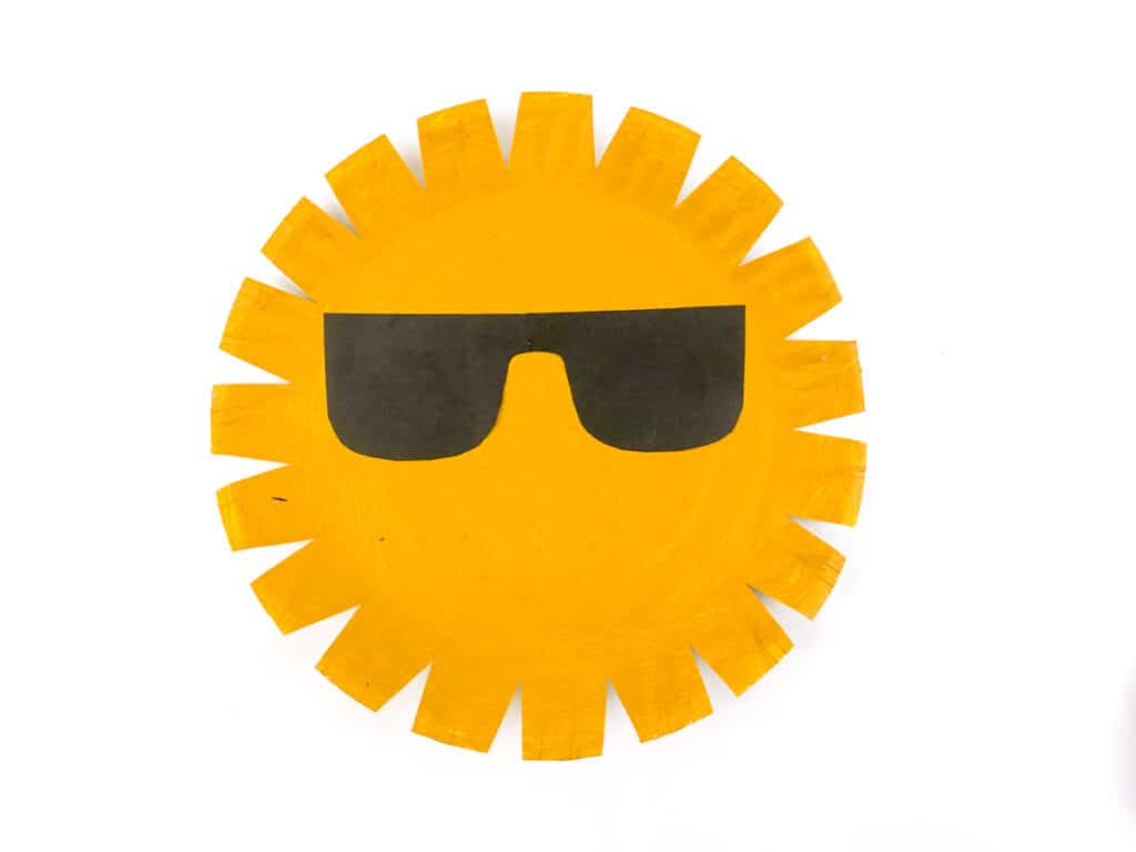 Fun Paper Plate Sun Craft For Kids - Made with HAPPY