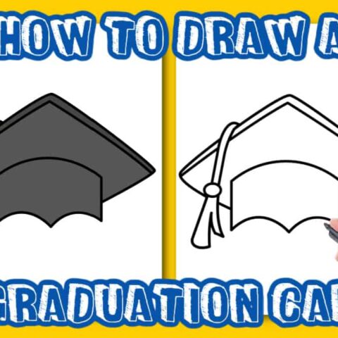 How to Draw a Graduation Cap Easy Step By Step Tutorial
