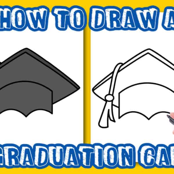 How to Draw a Graduation Cap Easy Step By Step Tutorial