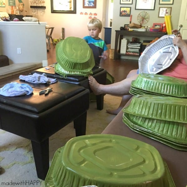 DIY Teenage Mutant Ninja Turtle Shells - Made with HAPPY