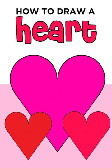 How To Draw a Heart Easy - A Step-by-Step Guide - Made with HAPPY