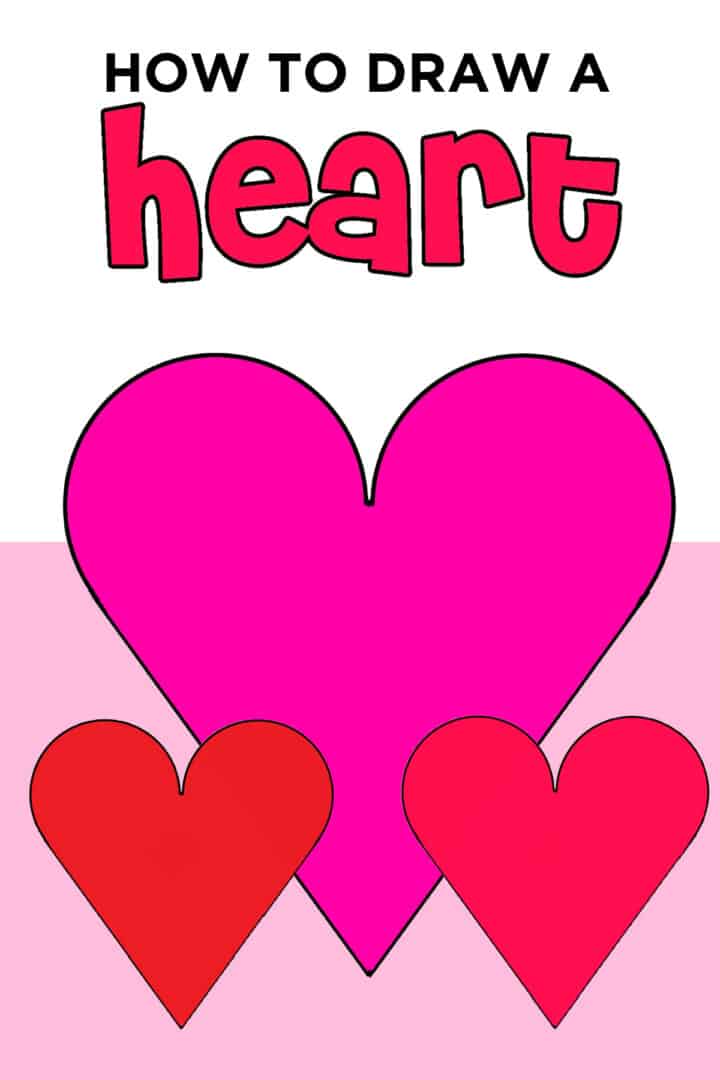 How To Draw a Heart Easy - A Step-by-Step Guide - Made with HAPPY