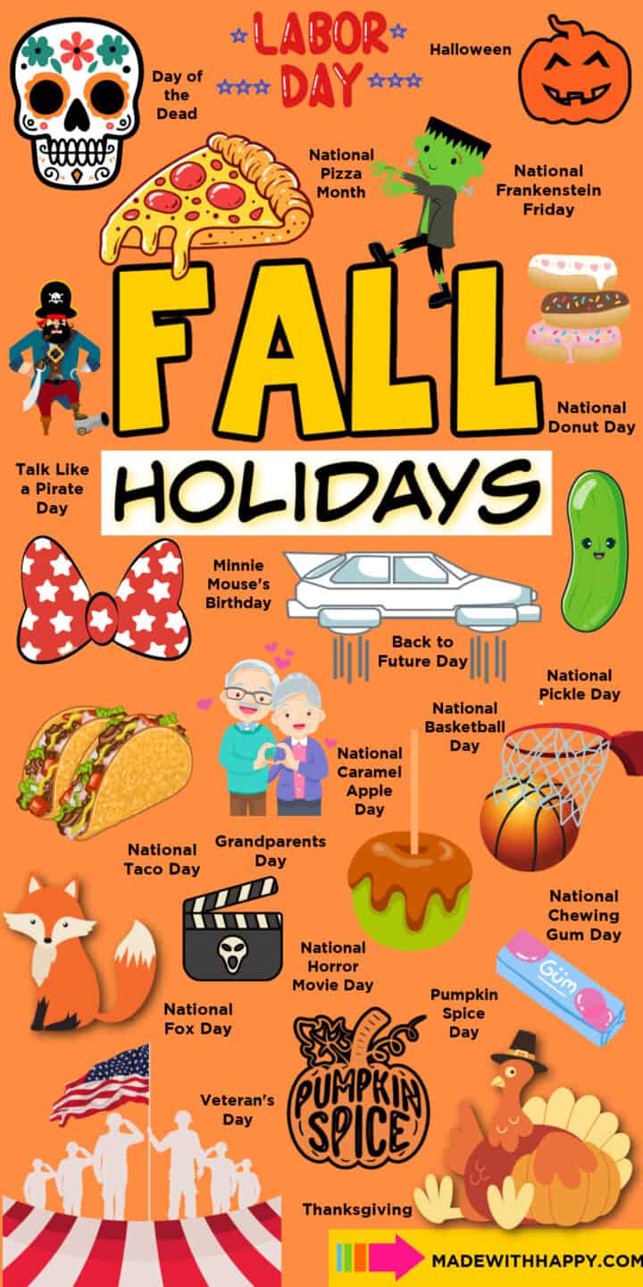 Fall Holidays - Celebrating the Season - Made with HAPPY