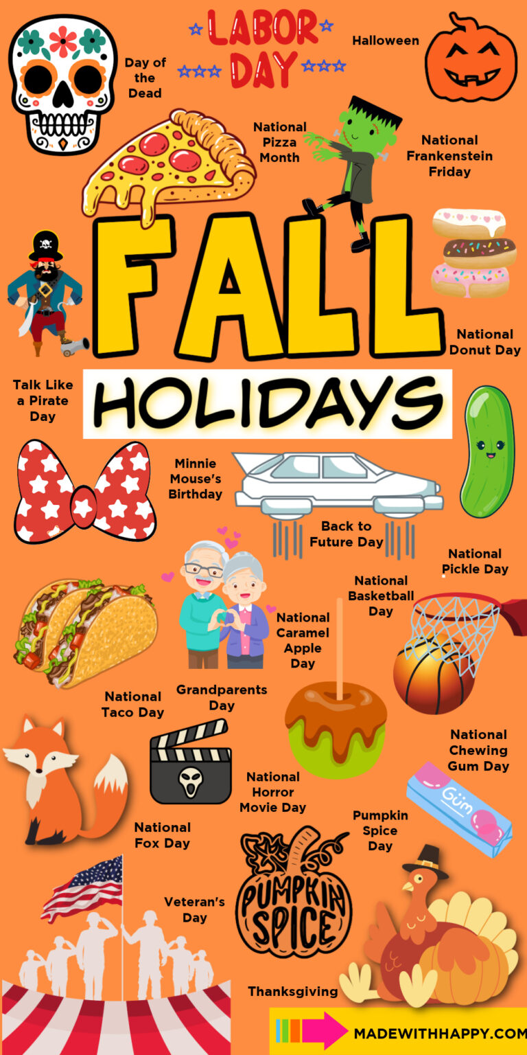 Fall Holidays - Celebrating the Season - Made with HAPPY