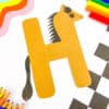 H is For Horse Craft with Printable Letter H - Made with HAPPY
