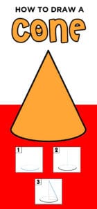 How To Draw A Cone - Made with HAPPY