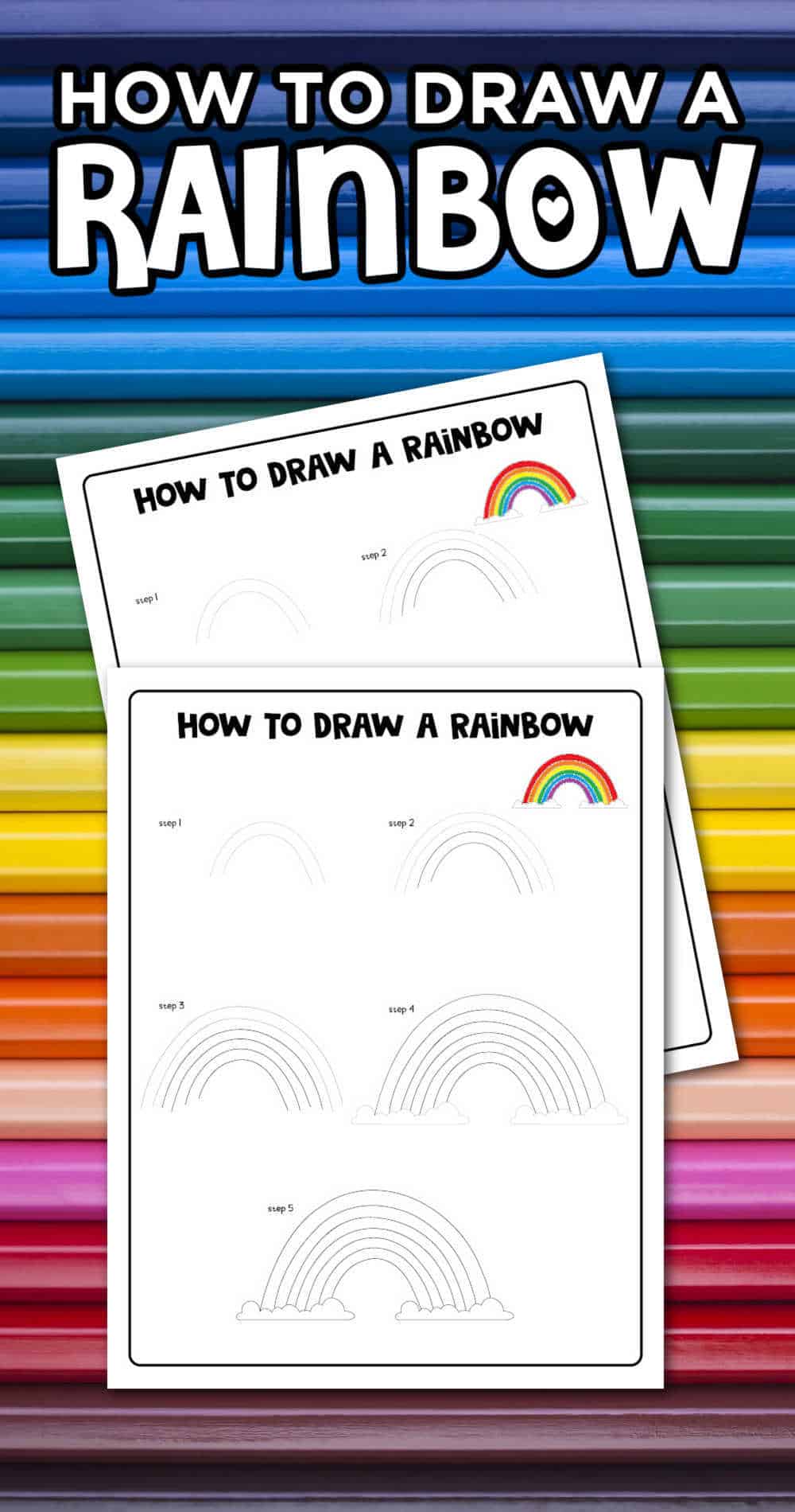 How to Draw a Rainbow - Made with HAPPY