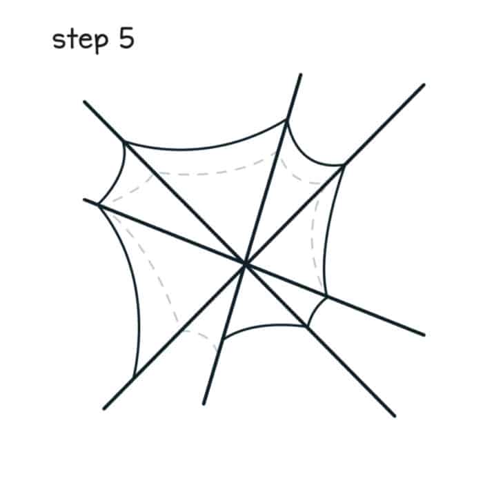 How to Draw a Spider Web - Made with HAPPY