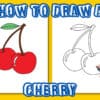 How To Draw a Cherry - Made with HAPPY