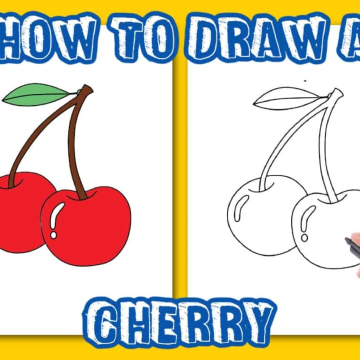How To Draw a Cherry - Made with HAPPY