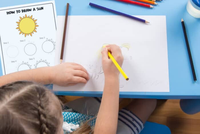 How To Draw a Sun - Made with HAPPY