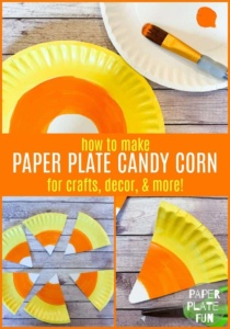 35+ Easy Candy Corn Crafts - Made with HAPPY