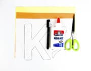 K Is For Kangaroo Craft with Printable Letter K - Made with HAPPY