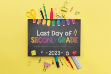 Free Printable Last Day of School Signs 2023 - Made with HAPPY