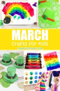 75+ March Crafts For Kids - Made with HAPPY