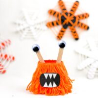 Fun Halloween Paper Cup Monster Craft - Made with HAPPY