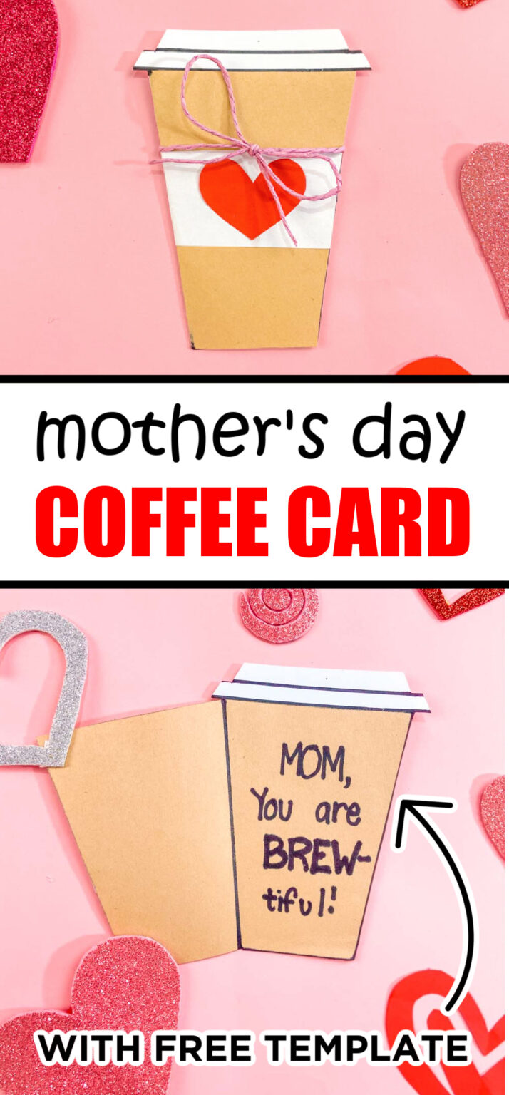 DIY Coffee Card with Free Template - Made with HAPPY