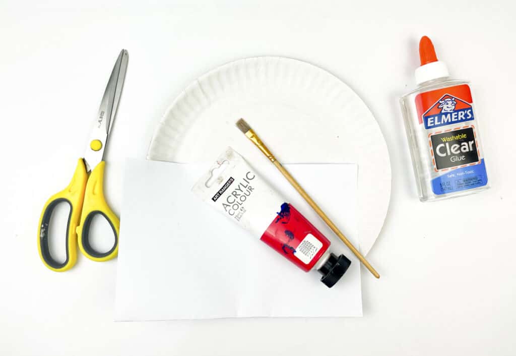 Paper Plate Mushroom Craft For Kids - Made with HAPPY