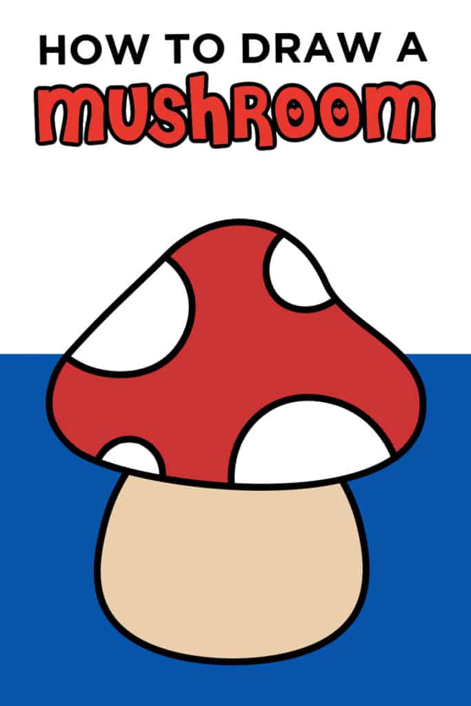 How To Draw a Mushroom - Made with HAPPY