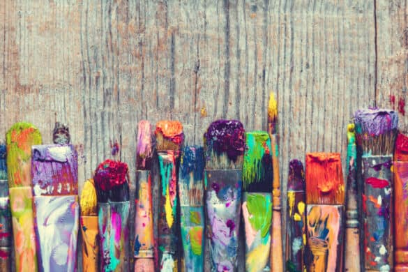 Different Types of Craft Paint - Made with HAPPY
