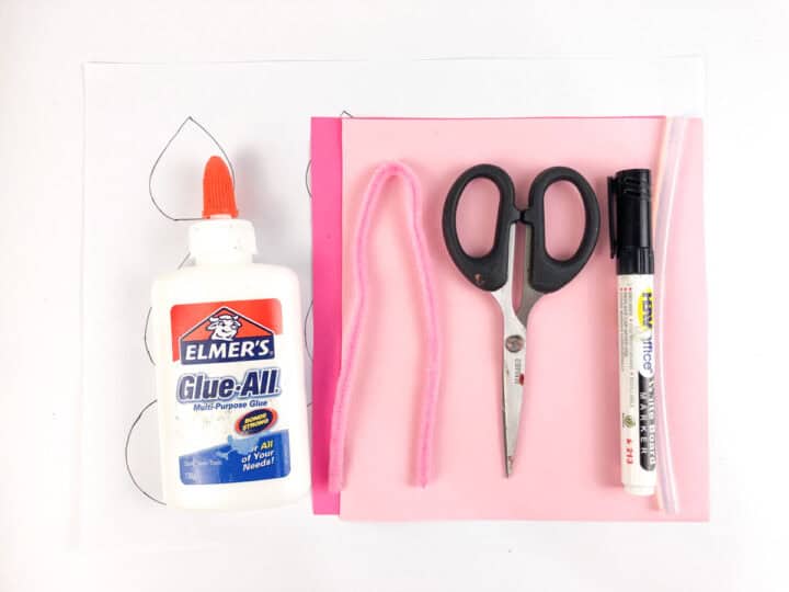 P is for Pig Craft with Printable Letter P - Made with HAPPY