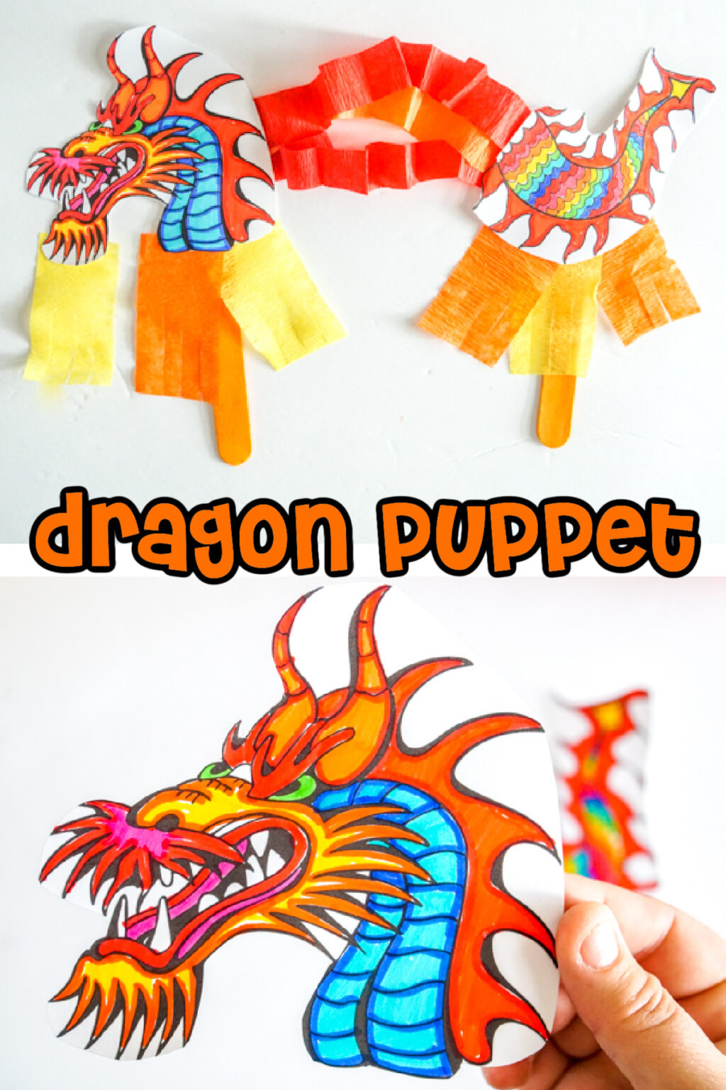 2024 Chinese Dragon Coloring Pages - Made with HAPPY