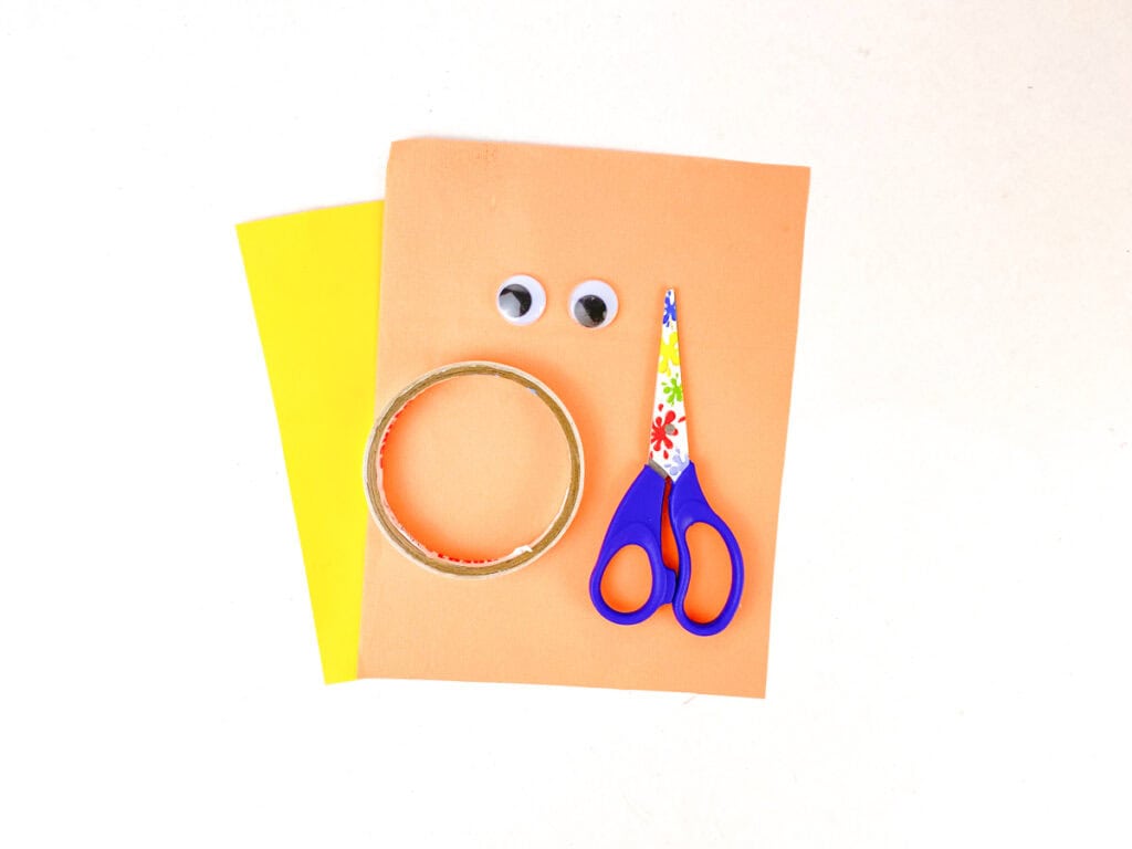 Handprint Paper Duck Craft - Made with HAPPY