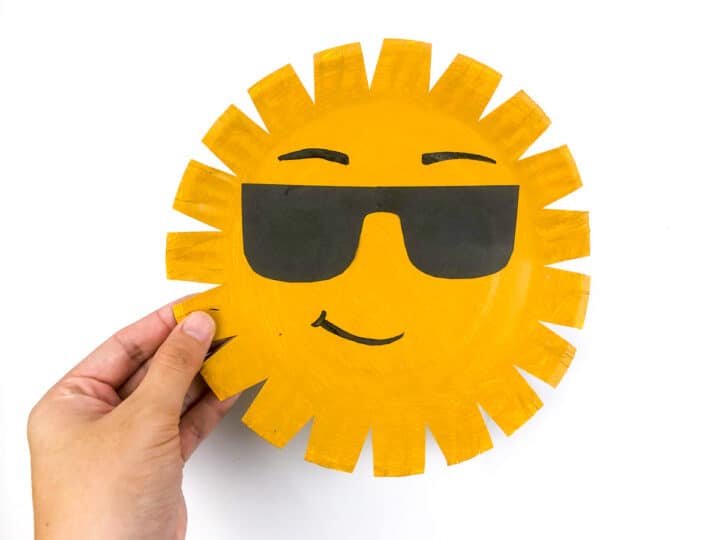Fun Paper Plate Sun Craft For Kids - Made with HAPPY