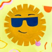 Fun Paper Plate Sun Craft For Kids - Made with HAPPY