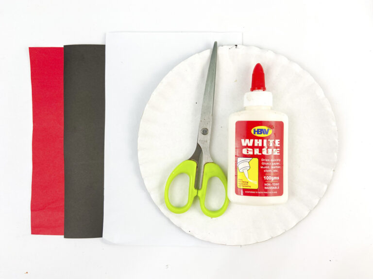 Halloween Paper Plate Vampire Craft - Made with HAPPY