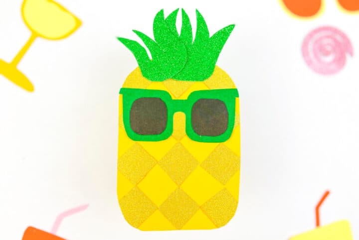 Easy Paper Pineapple Craft For Kids - Made with HAPPY
