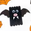 Halloween Popsicle Stick Bat Craft For Kids - Made with HAPPY