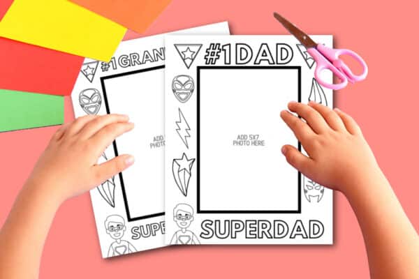 Father's Day Printable Picture Frames