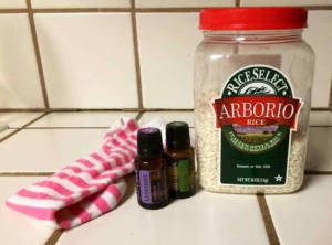 DIY Hot/Cold Pad: aka The Rice Sock - Made with HAPPY
