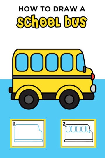 School Bus Craft For Kids - Made with HAPPY